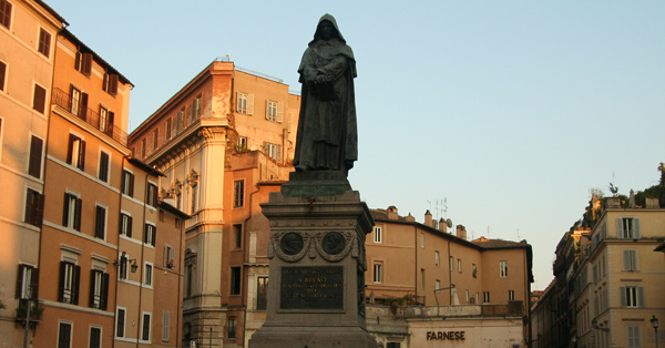 417 ani de când filosoful italian Giordano Bruno a fost ars pe rug ...