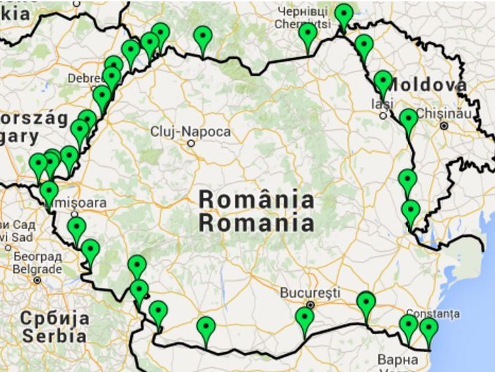 Punctele de trecere ale frontierei românești: aeroportuare și rutiere ...