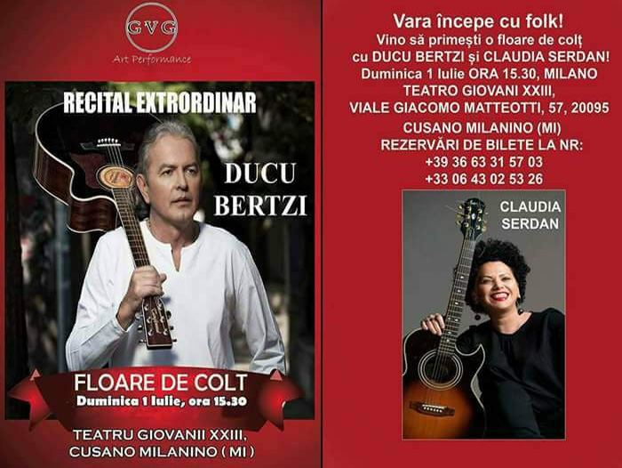 Ducu Bertzi, ambasadorul folkului românesc în concert la Paris și ...