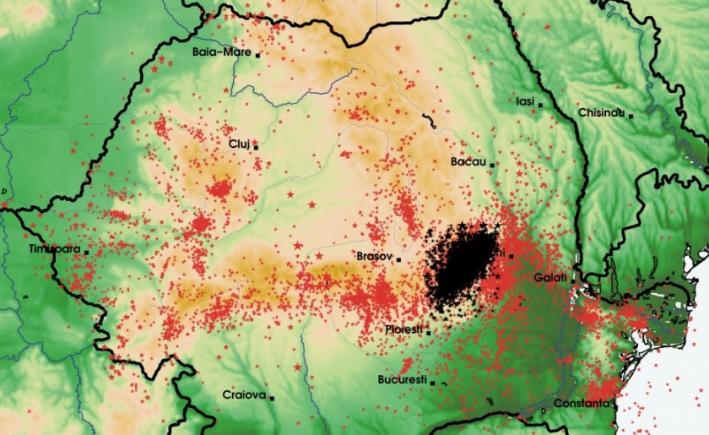 Cutremur în România cu magnitudinea de 5,8 . Seismul a fost urmat de ...