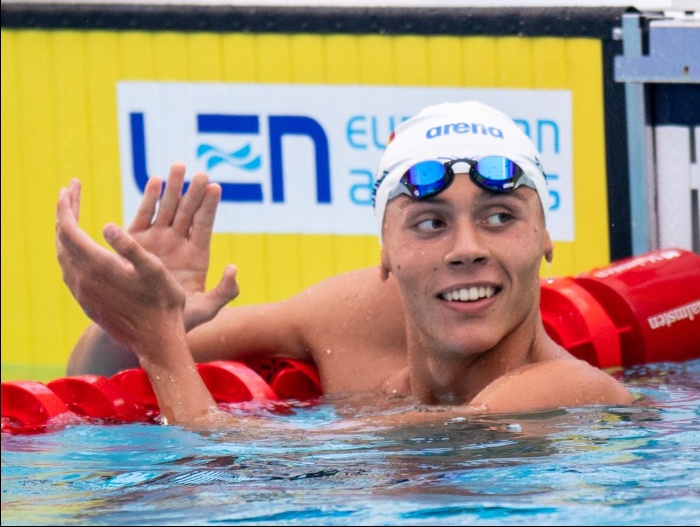 David Popovici, nou record european la Roma, în semifinala probei de 100 de metri liber de la CE ...