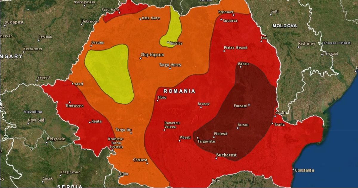 Cinci cutremure în România pe parcursul a două ore. Cel mai mare de 4,6 ...