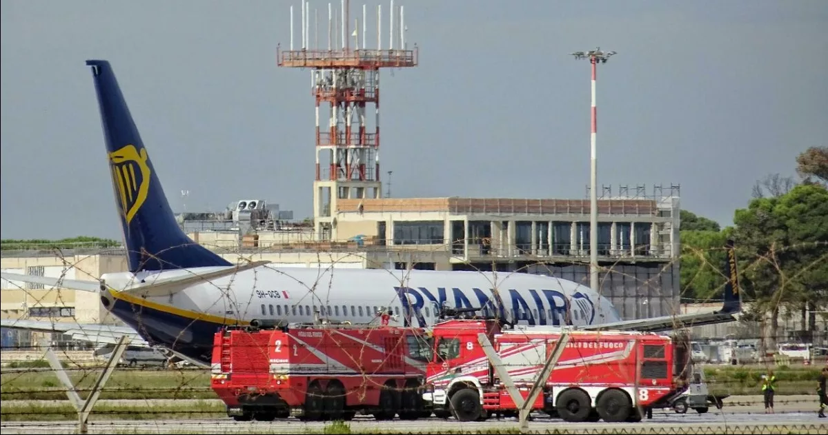 Avion Ryanair care a decolat din Italia, obligat să revină pe aeroport ...